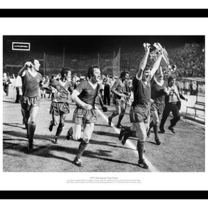 Liverpool FC 1977 European Cup Final Team Photo Memorabilia | Etsy