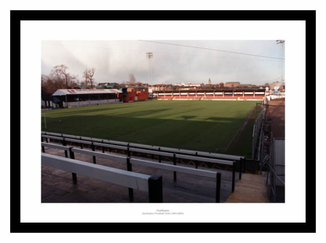 Darlington FC Feethams Historic Old Stadium Photo Memorabilia - Etsy