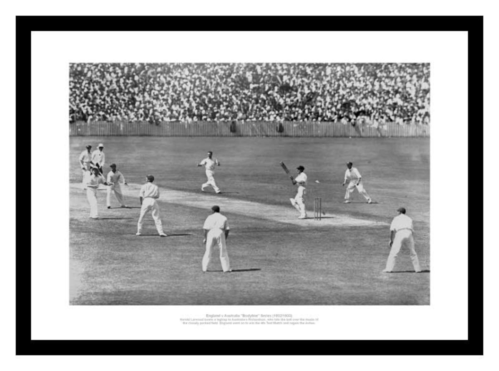 Bodyline Series 1932/33 Ashes Series Cricket Photo Memorabilia - Etsy UK