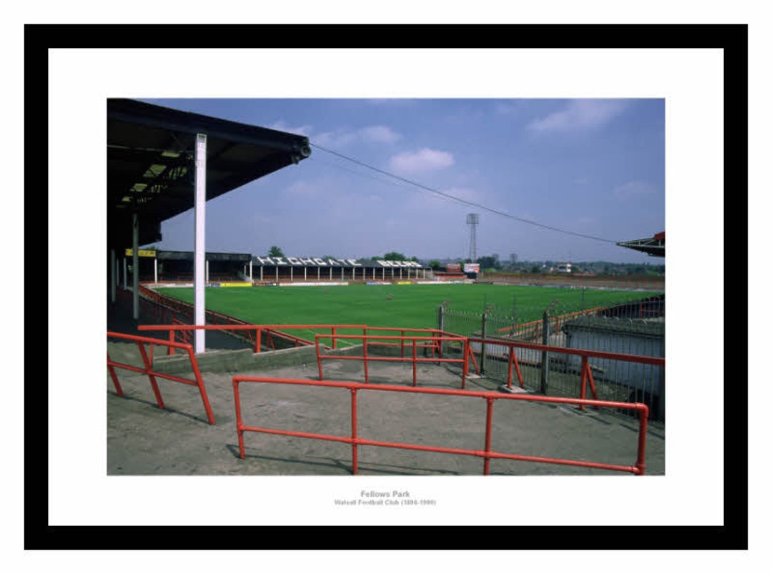 Walsall FC Fellows Park Historic Old Stadium Photo Memorabilia - Etsy