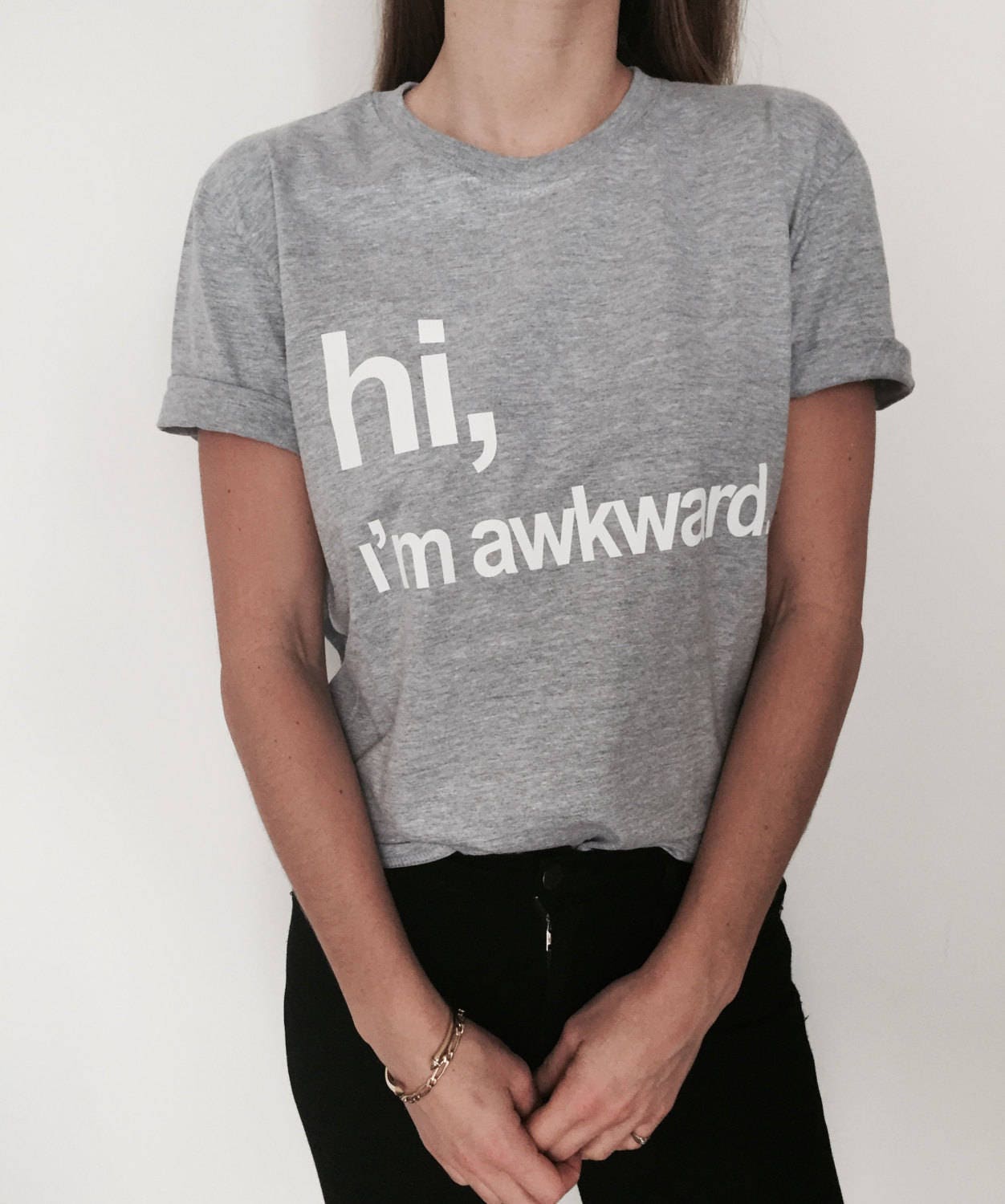 Hi I'm Awkward T-shirt | Etsy