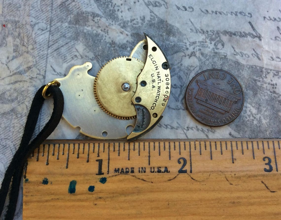 Steampunk Men's Elgin Necklace, Steampunk Cosplay, Original Necklace ...