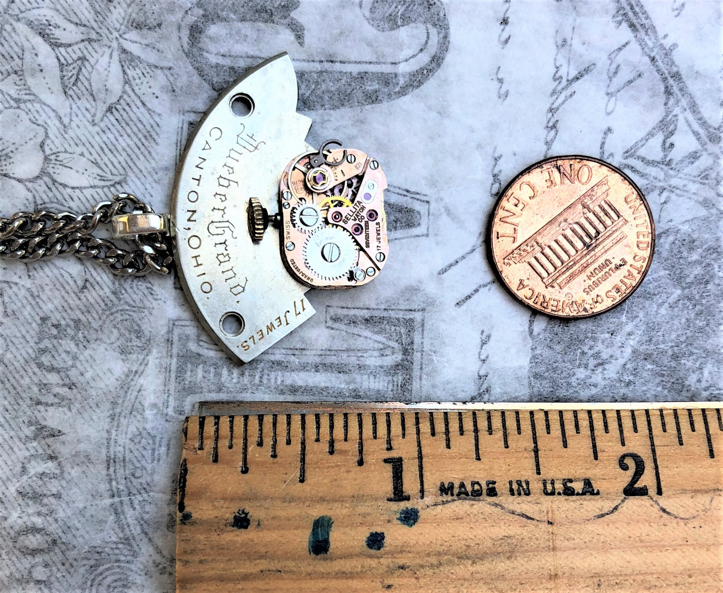 Men's Steampunk Silver Necklace Steampunk Lovers Silver - Etsy