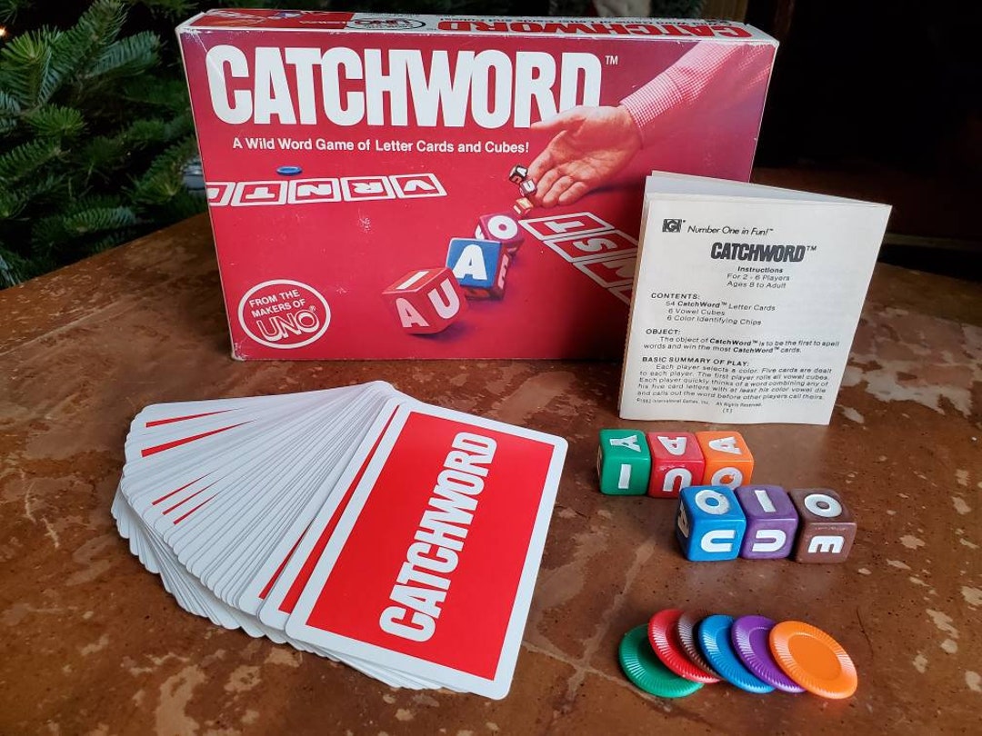 Catchword 1982 ~ Card Game - Etsy