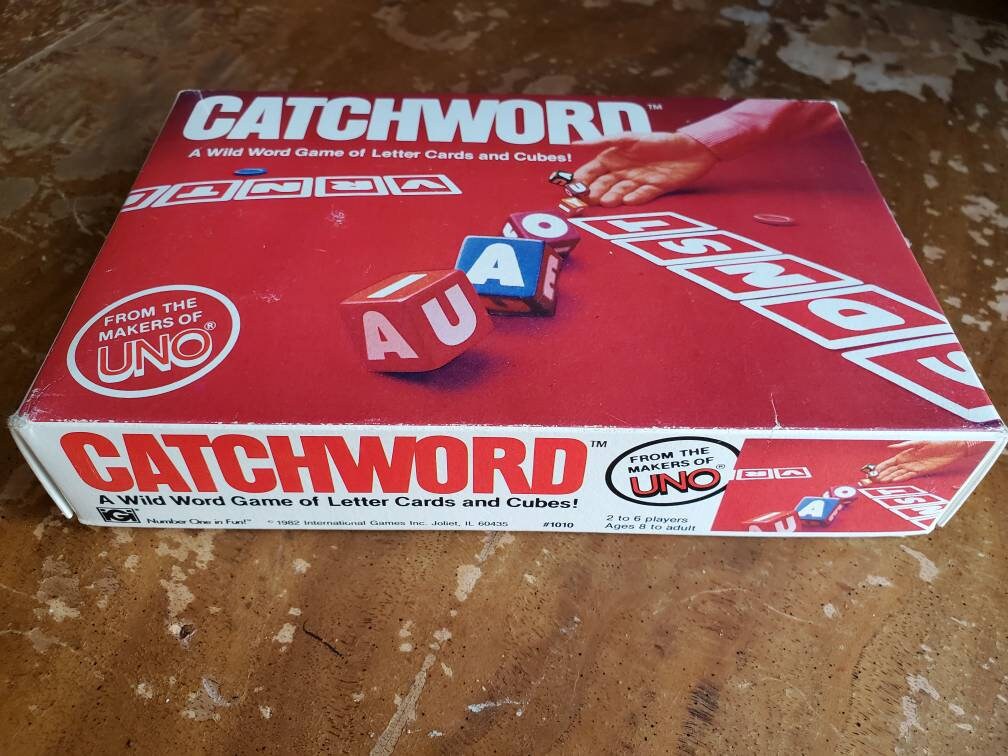 Catchword 1982 ~ Card Game - Etsy