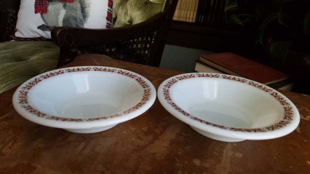 Vintage Pyrex Bowls ~ Copper Filigree - Etsy