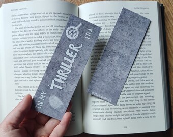 In My Thriller Era, Bookmark, Gift, Reader, Bookish, Bookworm - Etsy