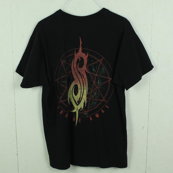 Vintage SLIPKNOT T-shirt L Black Band Shirt Merchandise With Vintage SLIPKNOT T-shirt L Black Band Shirt Merchandise With