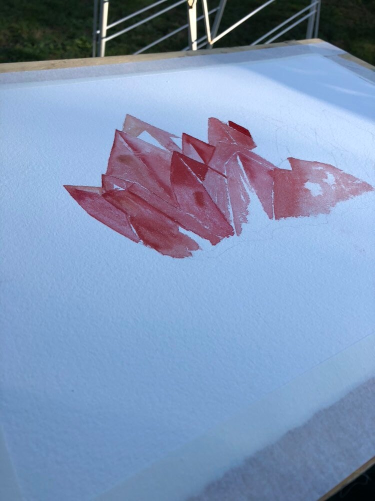 Ruby Print - Birthstone Art| Large Wall Art| July Birthstone| Red Ruby ...