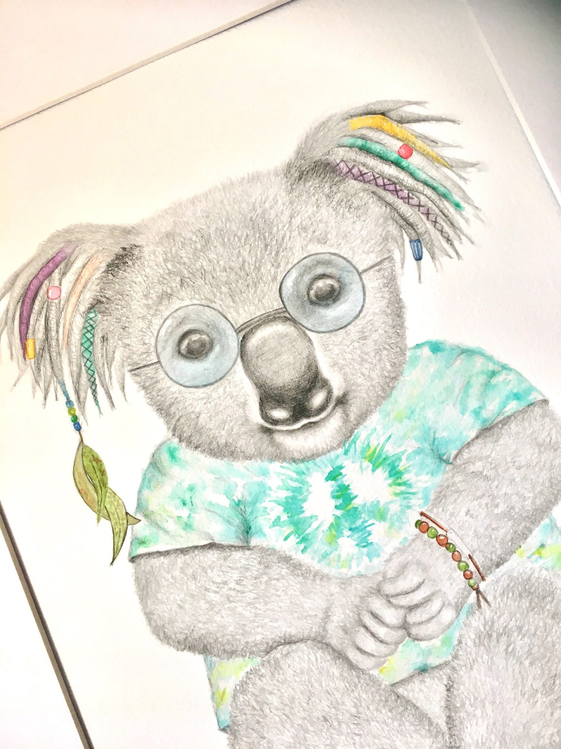 Koala Print Koala Art Quirky Art Cute Nursery Art - Etsy