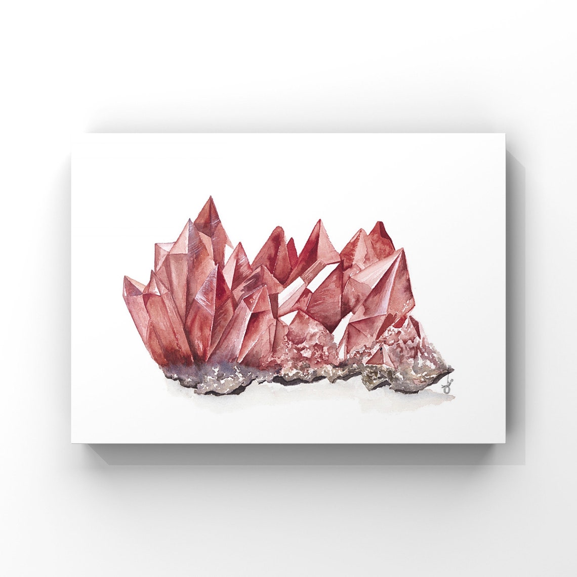 Ruby Print - Birthstone Art| Large Wall Art| July Birthstone| Red Ruby ...