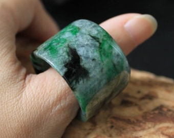 Chinese Jade Thumb Ring - Etsy