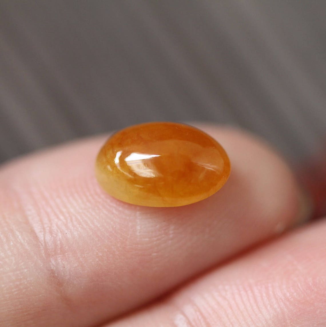 2.7 Ct. Crystal Translucent Red Jadeite Jade (grade A) Cabochon ...