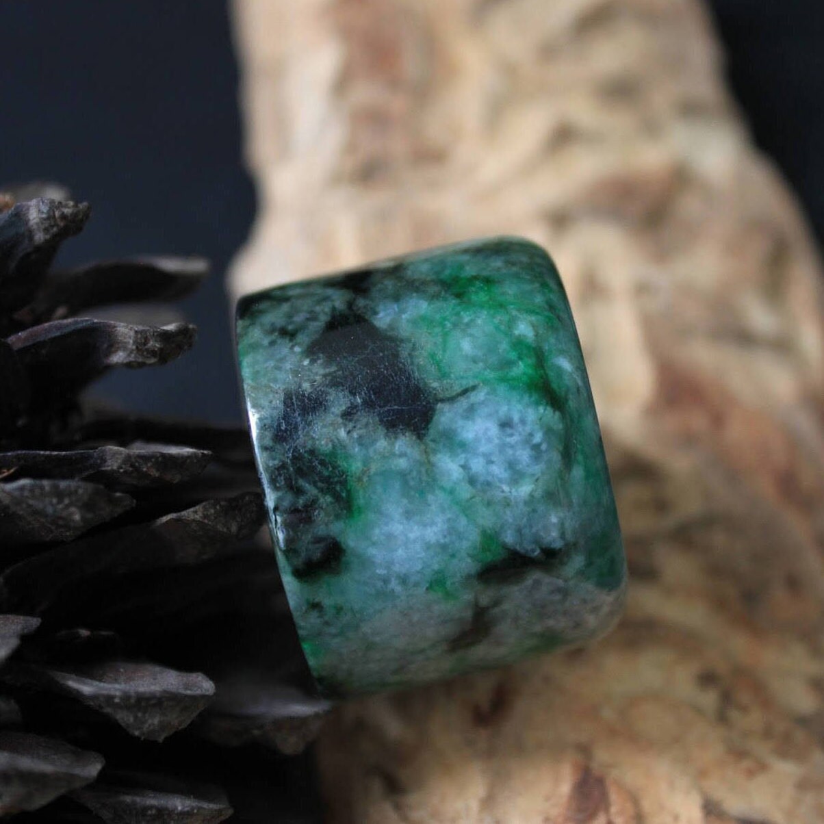 The Emperor's Thumb Ring, Rare: Antique Chinese Style, Four Colored ...