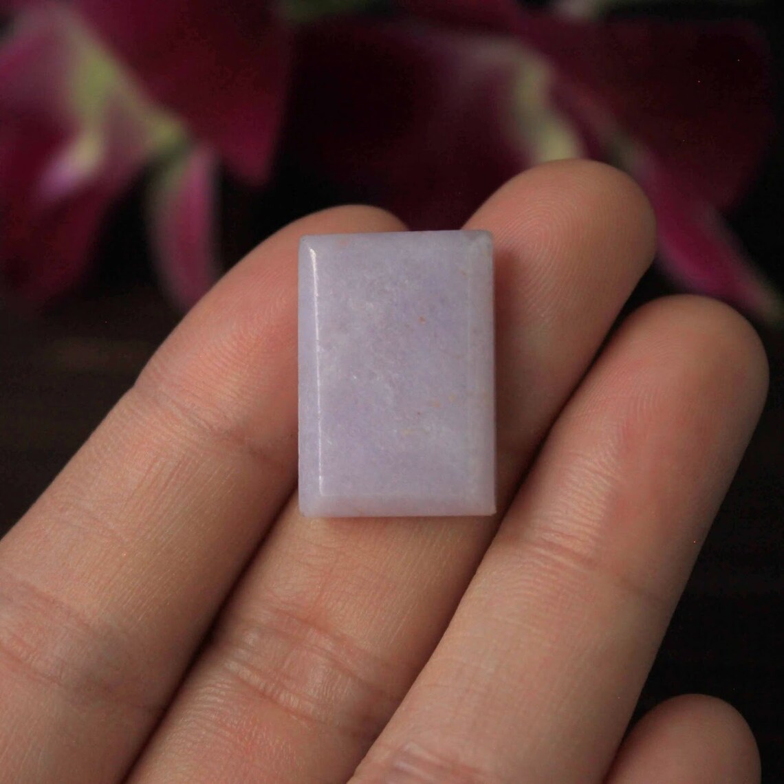 16.43 ct. Violet-Lavender Jadeite Jade Grade A Blank-Cut | Etsy