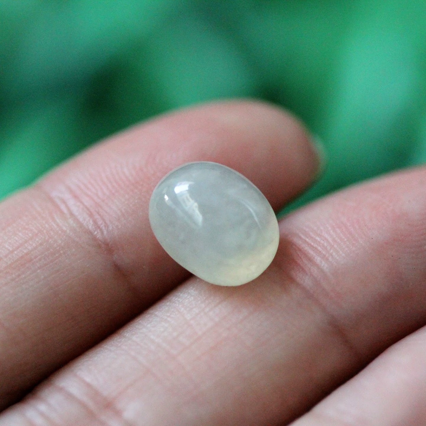 5.3 Ct. Icy-water Jadeite Jade grade A Cabochon Gemstone Set | Etsy