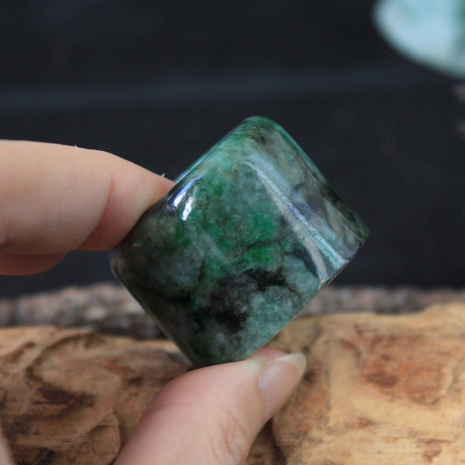 The Emperor's Thumb Ring, Rare: Antique Chinese Style, Four Colored ...