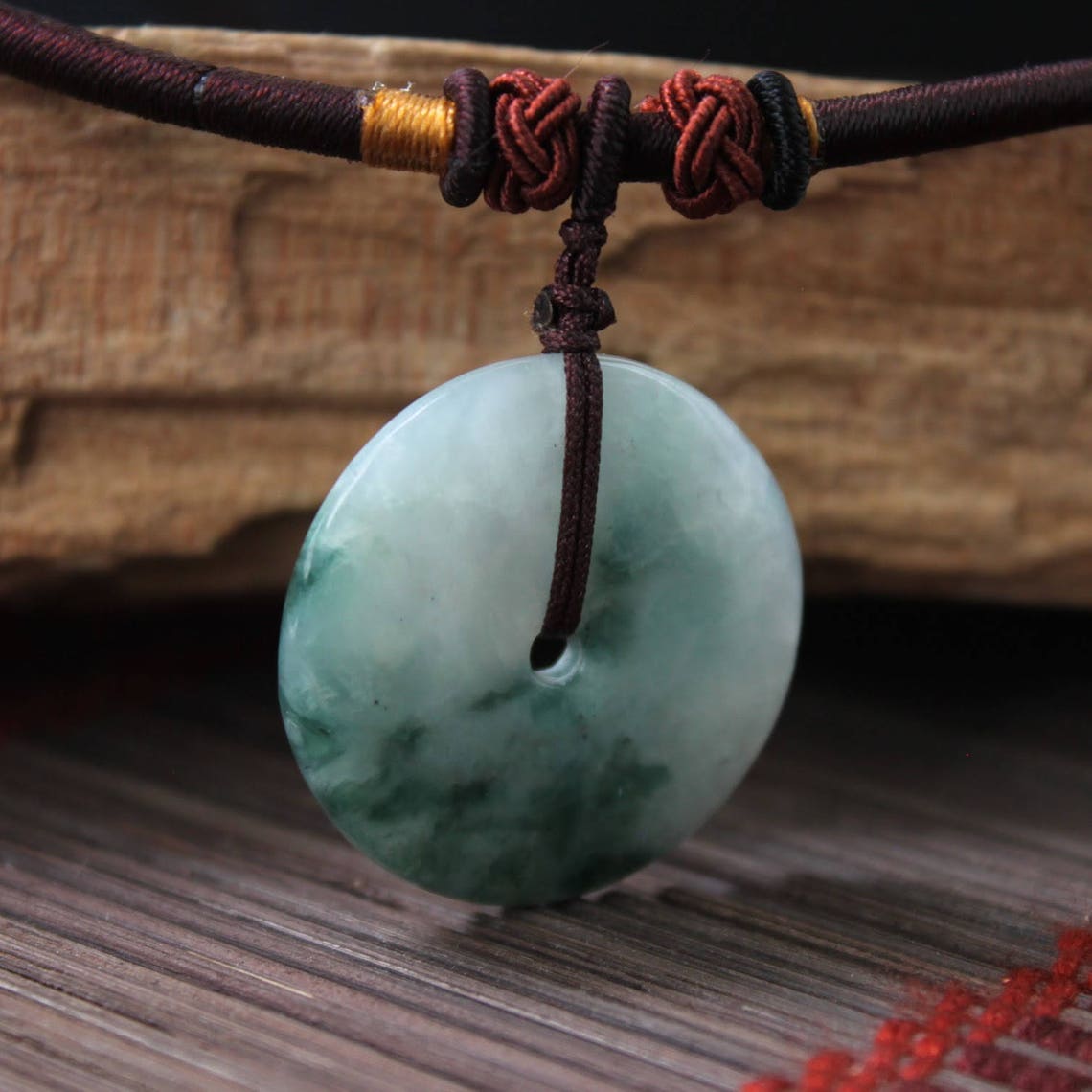 Green Forest-moss-in-snow Jadeite Jade grade A | Etsy