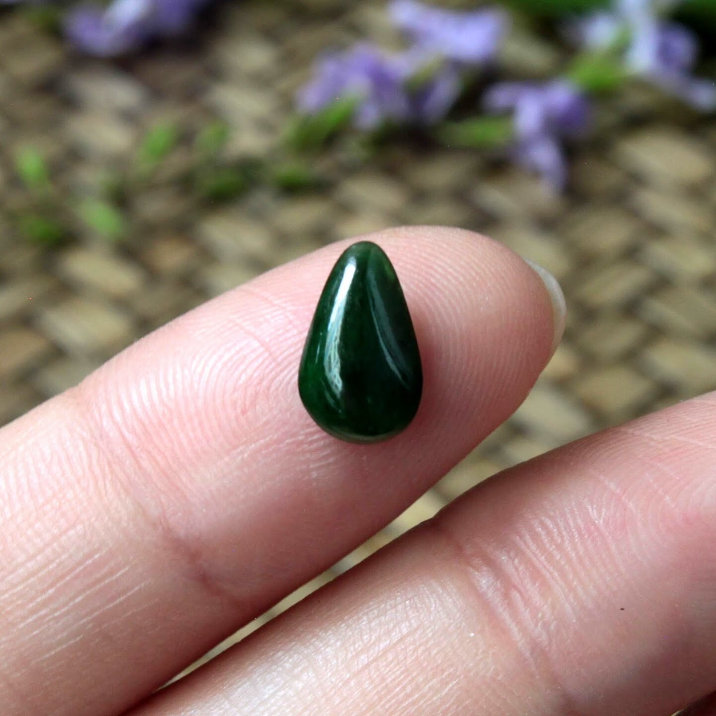 Sleek and Powerful 1.1 Ct. Deep Imperial Green Jadeite Jade | Etsy