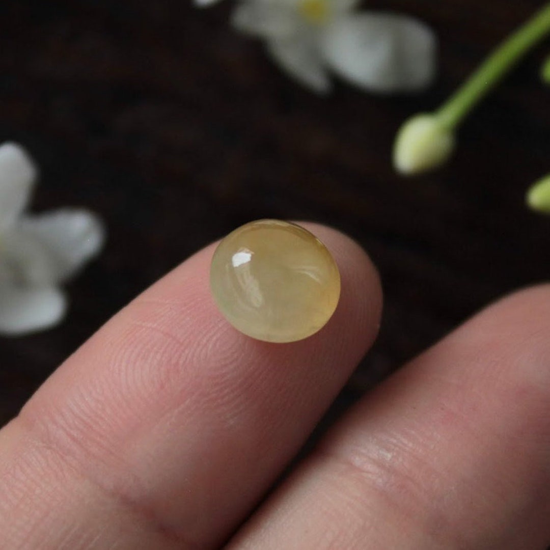 Rare 2.4 Ct. Icy Yellow Translucent Jadeite Jade grade A - Etsy