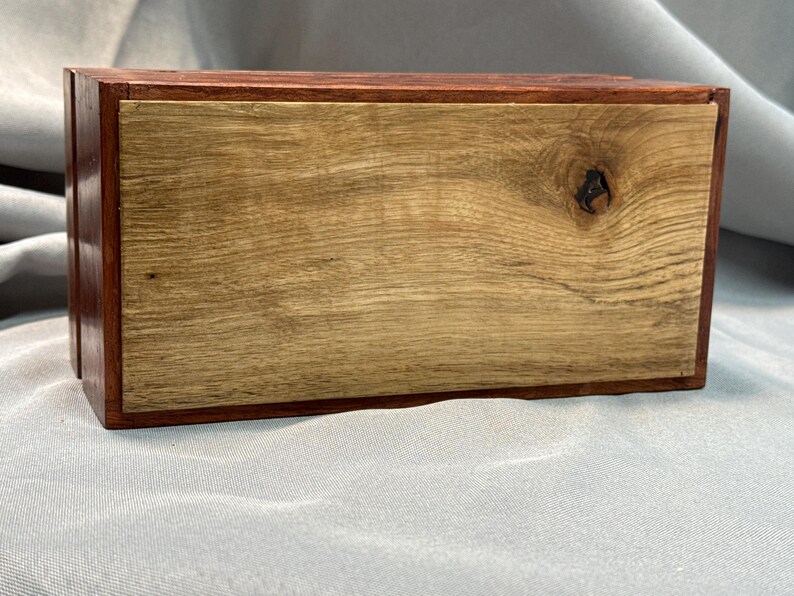 Rosewood and Cherry Wood Box - Etsy