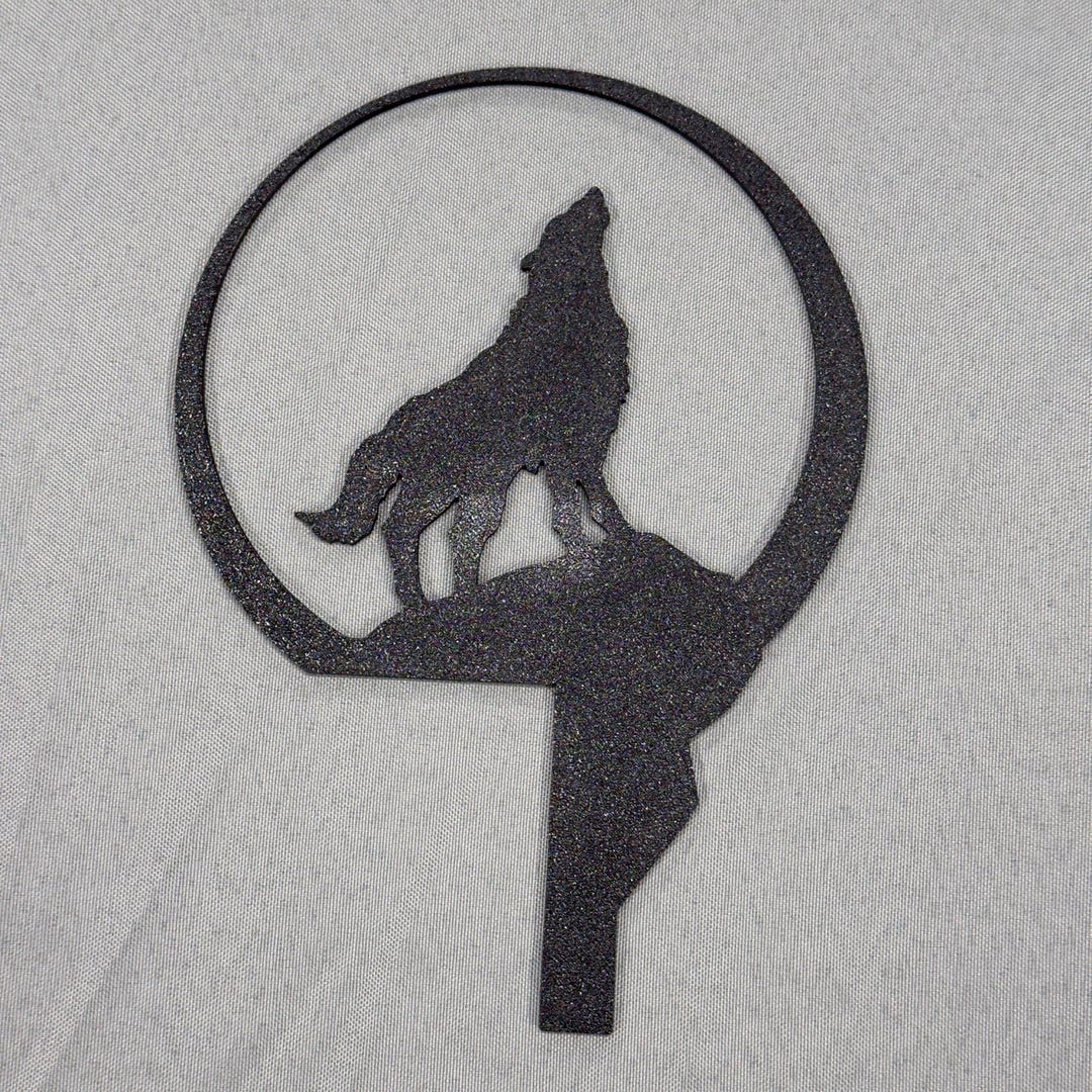 Howling Wolf Silhouette Door Frame Decor (8.5 X 6 Inches) - Etsy