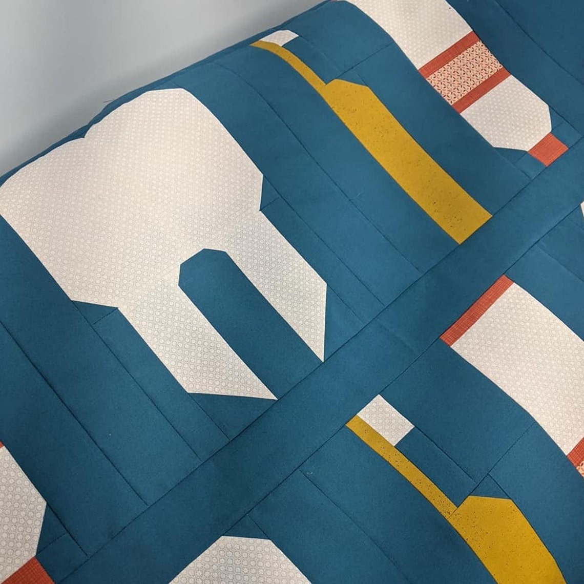 Tooth Quilt Block PDF Pattern With Step-by-step Instructions - Etsy