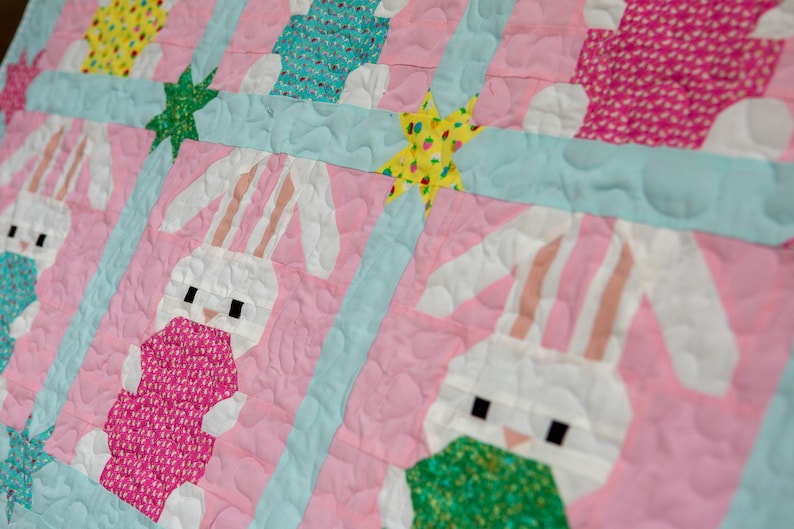 PDF Easter Bunny Quilt Block Pattern - Etsy