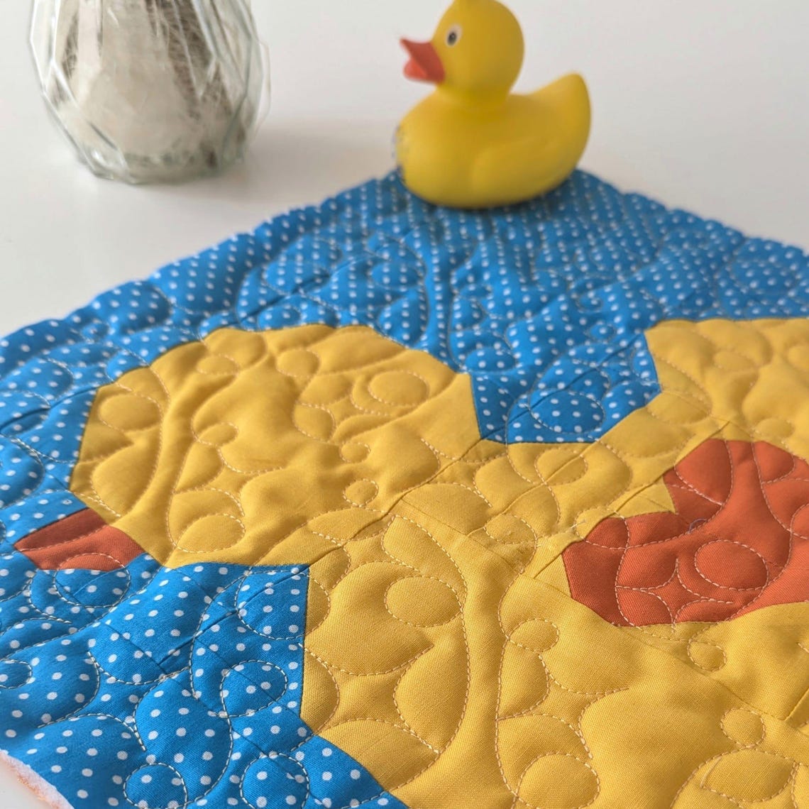 Rubber Duck Quilt Block Pattern: Easy Piecing, Two Sizes (PDF Download ...