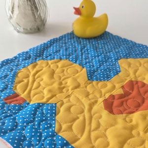 Rubber Duck Quilt Block Pattern – PDF Download – Traditional Quilting ...