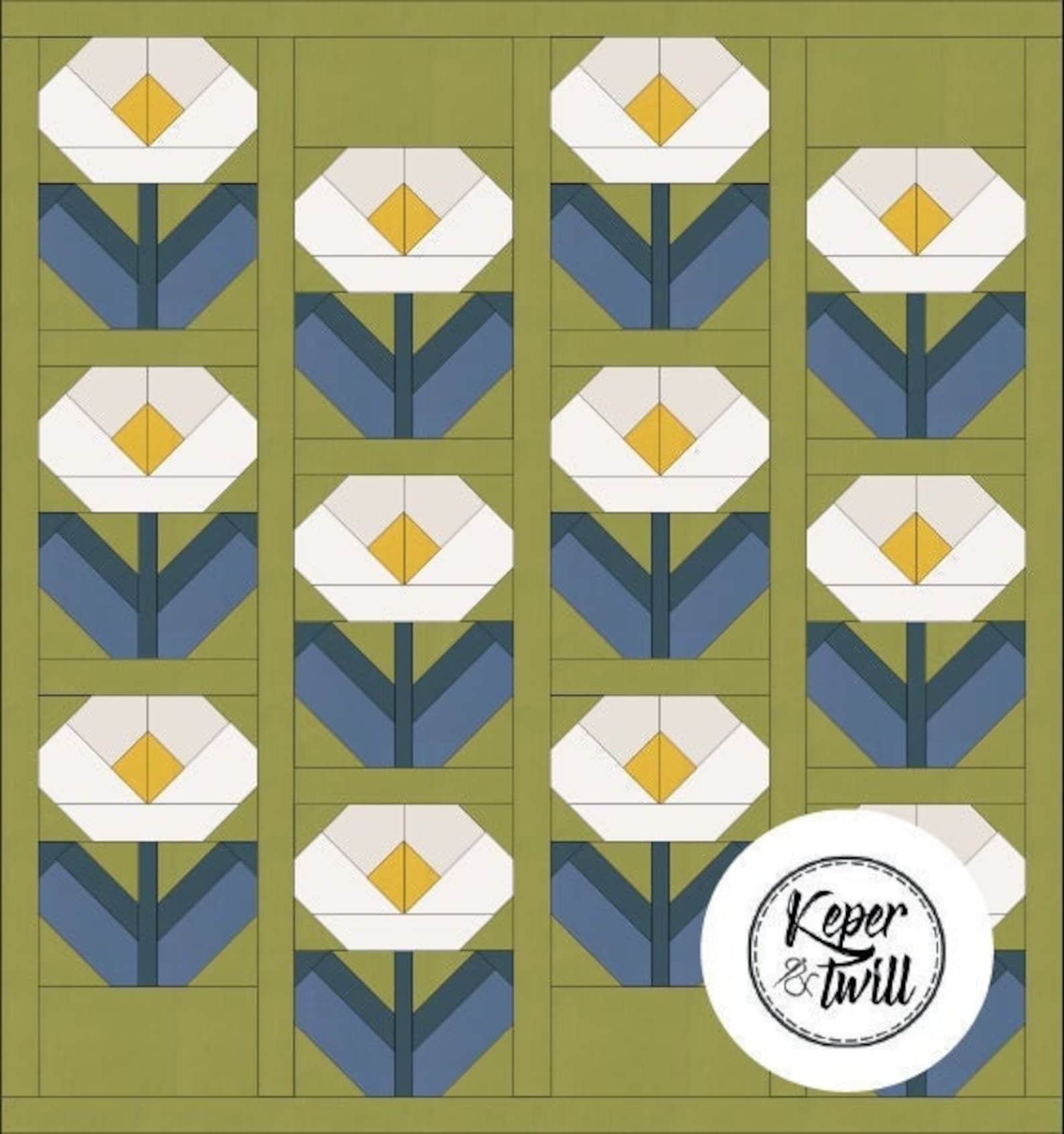 Bloom Sweet Bloom PDF Quilt Pattern - Etsy