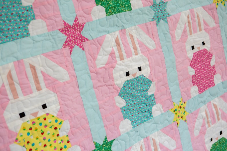 PDF Easter Bunny Quilt Block Pattern - Etsy