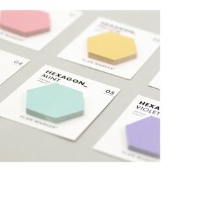 PAPERIAN Single Plan Marker HEXAGON Note Sticky Note Small Sticky Note ...
