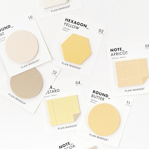 PAPERIAN Single Plan Marker HEXAGON Note Sticky Note Small Sticky Note ...