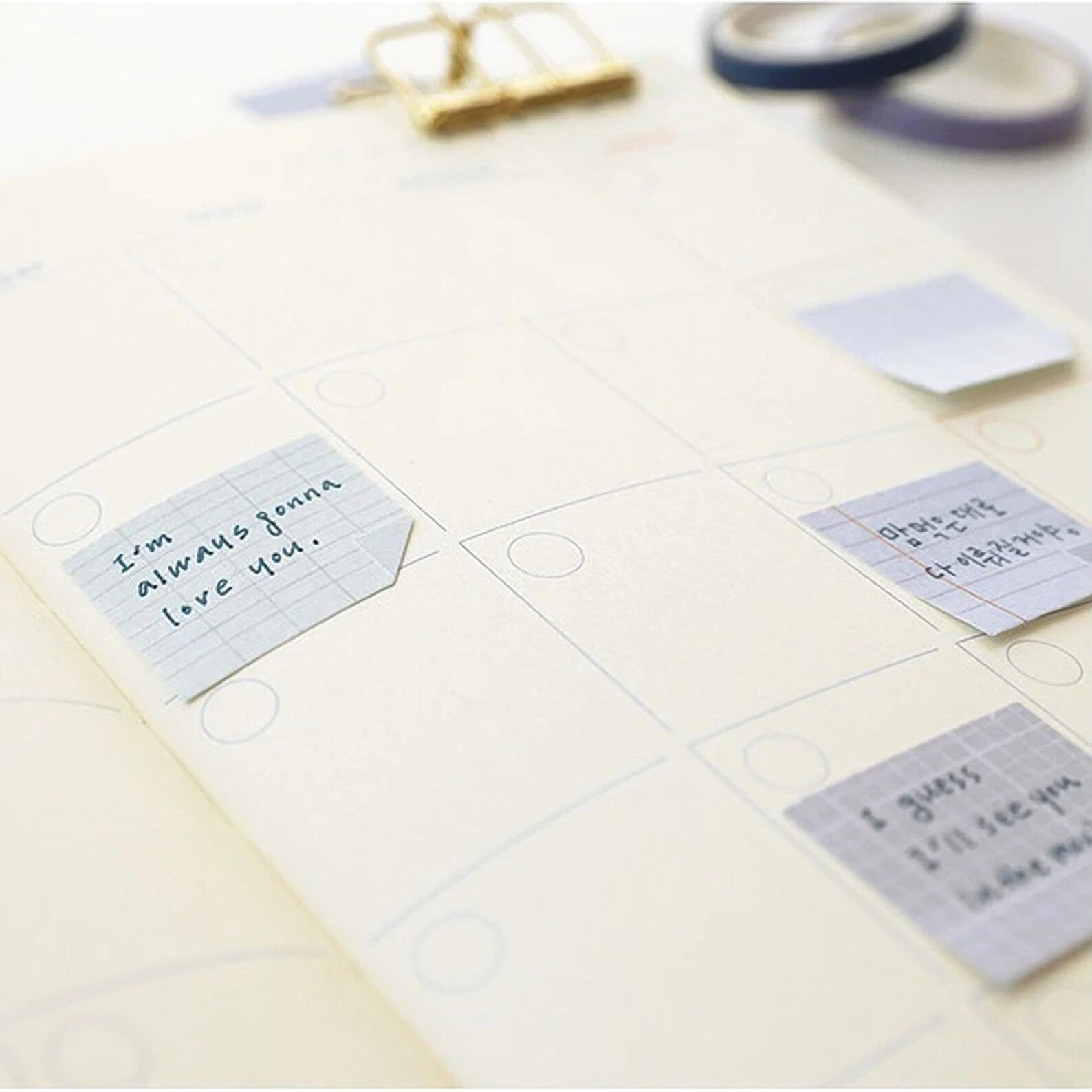 PAPERIAN Plan Marker Note Sticky Note Small Sticky Note Memo - Etsy