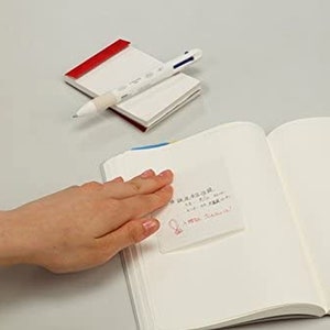 Stalogy Editor's Series A7 BLUE BLANK Memo Pad Sticky Notes - Etsy