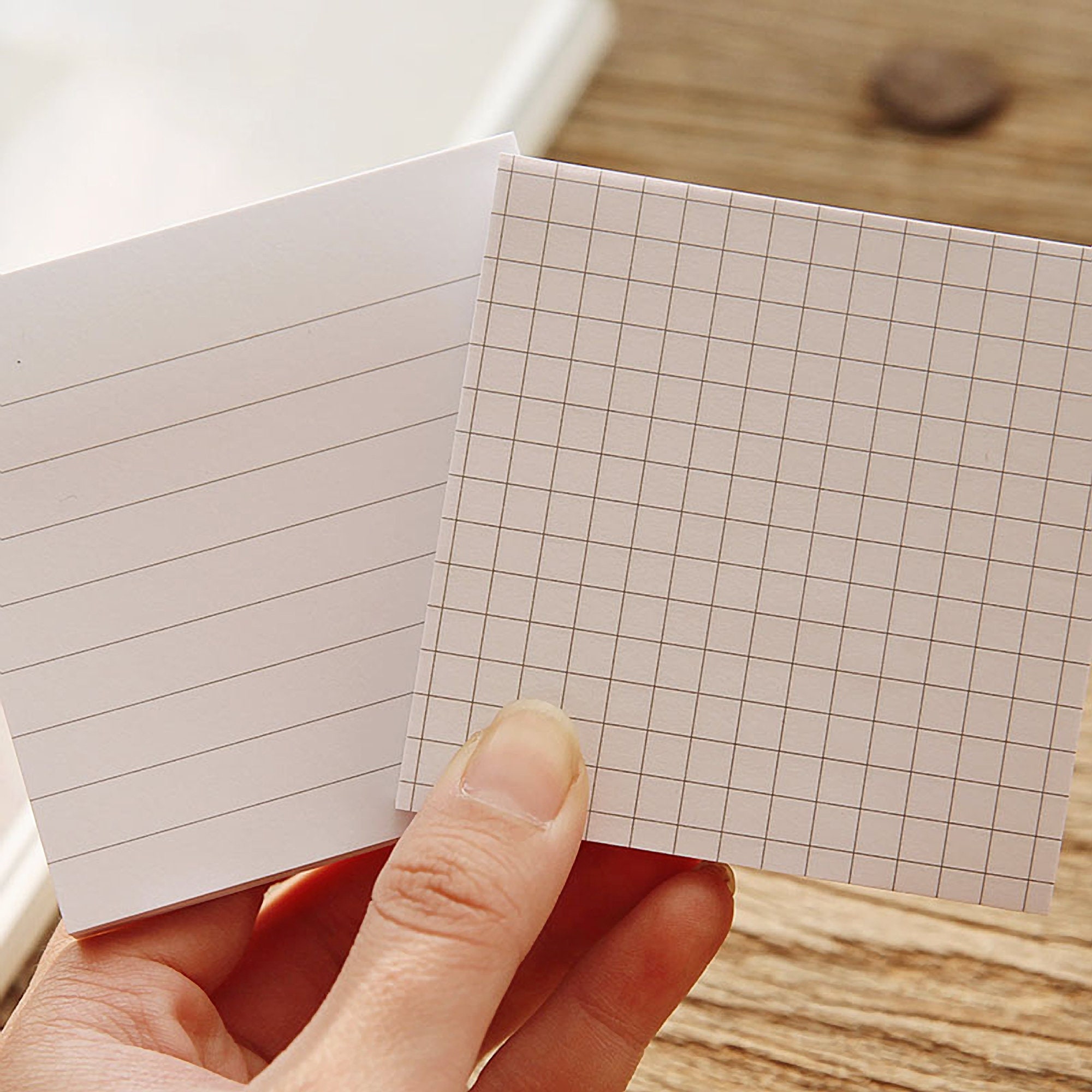 Kraft Paper Grid Sticky Notes White Grid Sticky Notes 50 Sheets | 2.95 ...