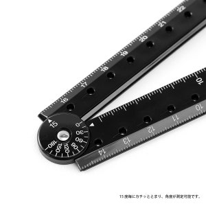 MIDORI BLACK Clear Polycarbonate FOLDING Multi Ruler | 30cm - Etsy