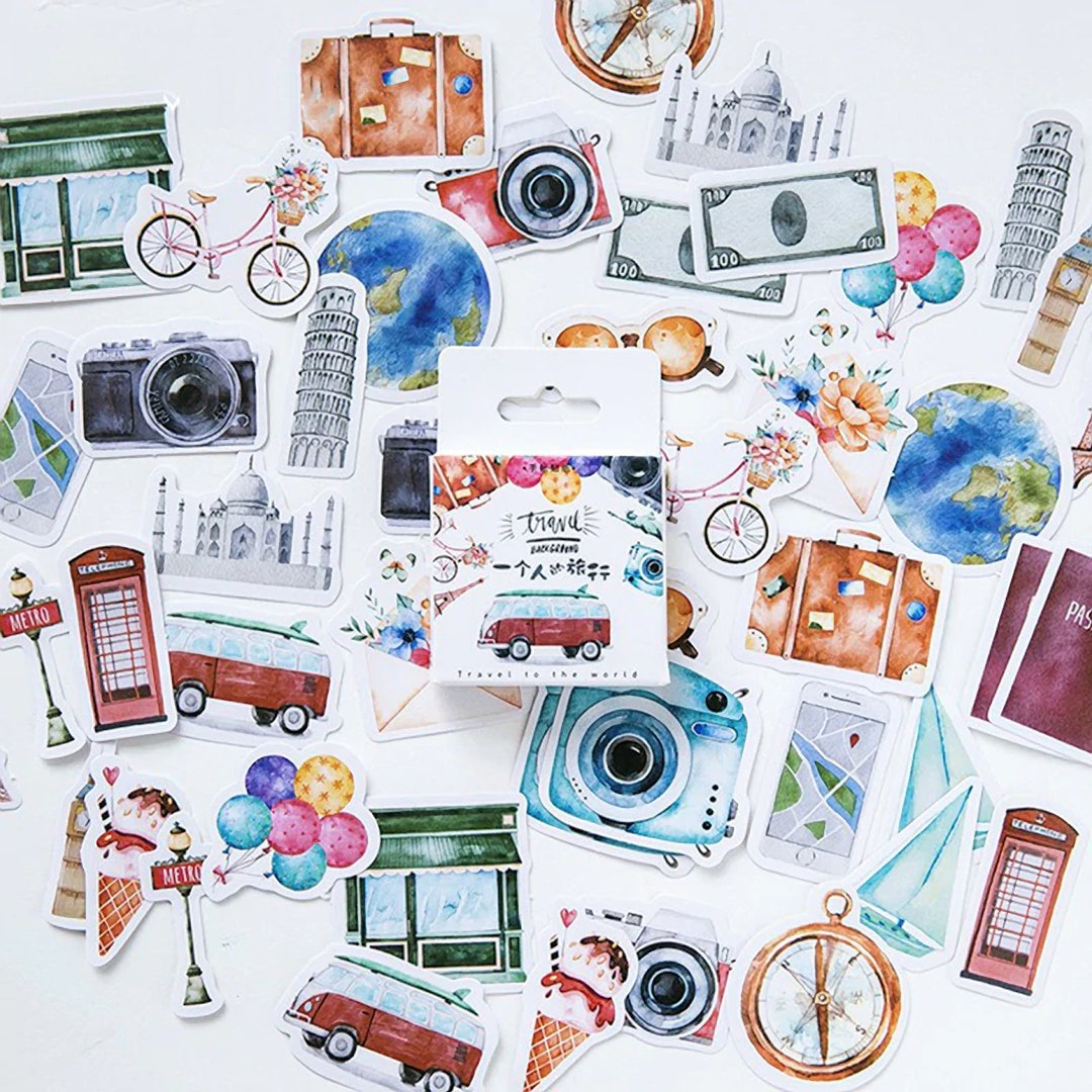 Premium Die-cut Stickers Travel Car Bus Metro Trip - Etsy