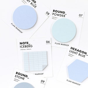PAPERIAN Single Plan Marker HEXAGON Note Sticky Note Small Sticky Note ...