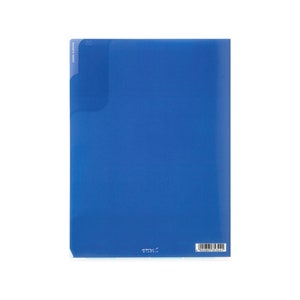 Midori MD A4 5 Pocket Clear Folder | 2-way Blue Gradient Blue - Etsy