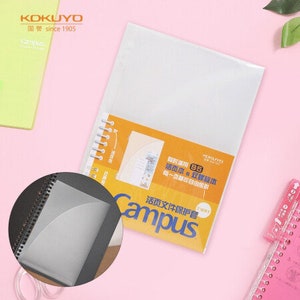 Kokuyo 2way B5 Pocket Document Folder Pocket Sleeve Smart Ring Binder ...