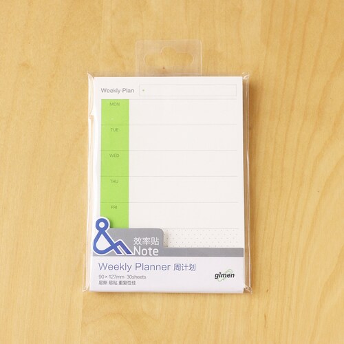 Gimen Paper Strong Sticky Note DAILY PLANNER Sticky Note - Etsy