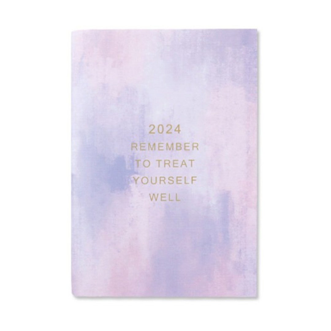 PURPLE 2024 B6 Chuyu Planner TOMOE River One Day per Page With PVC ...