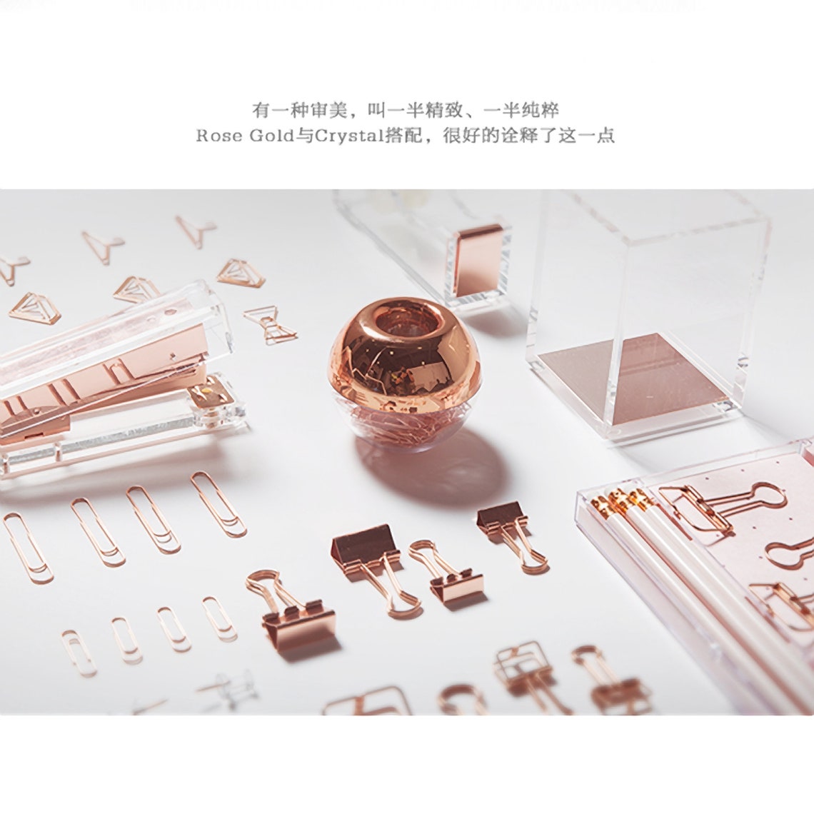 SET OF TEN Rose Gold Small Paper Clips | 28mm - Etsy