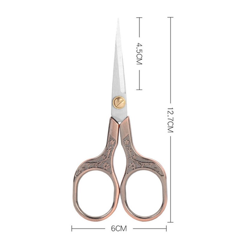 ONE Pair GOLD Retro Inspired Office Scissors Stationery Embroidery ...