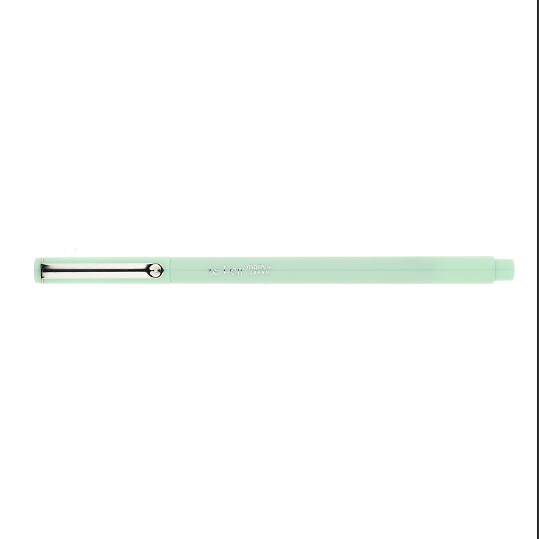 Marvy Le Pen Pastel Pen PEPPERMINT 0.3mm 4300-6P | Single Pen or ...