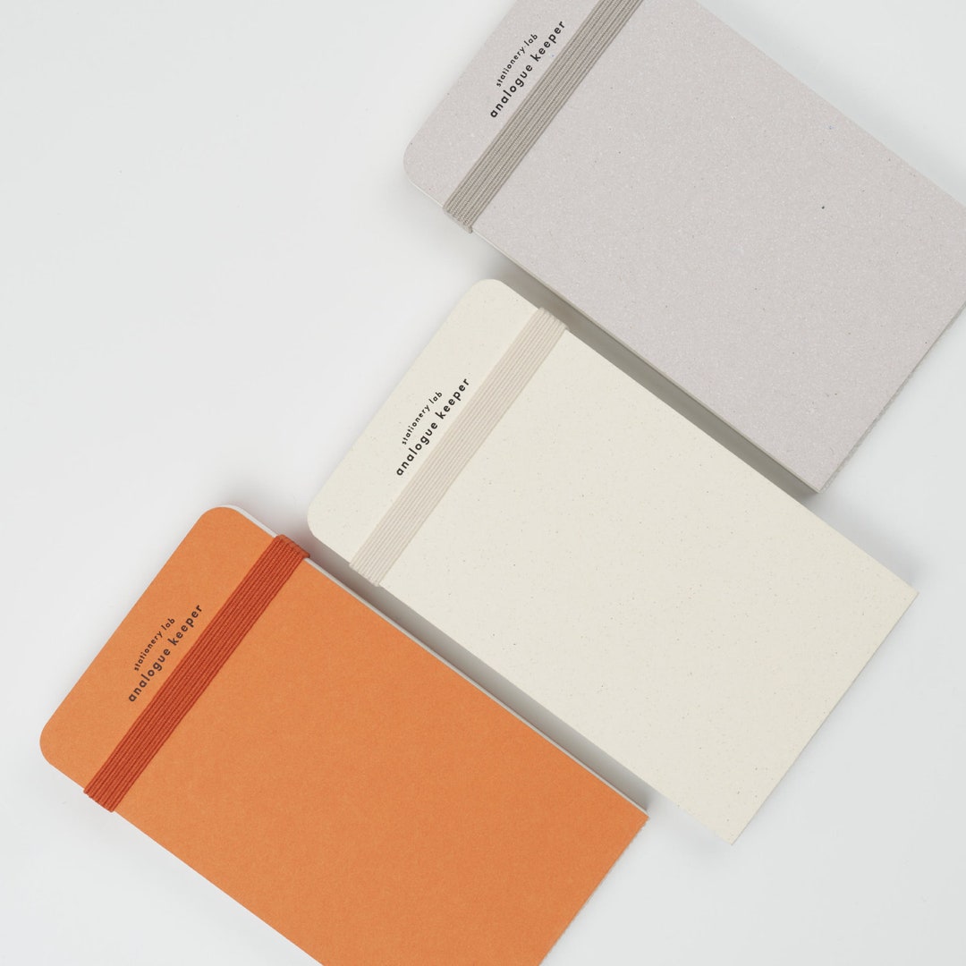Analogue Keepers CREAM Handy Diary 6 MONTH HORIZONTAL Planner Undated ...