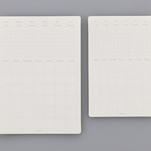 Stalogy Removable Calendar Stickers Undated | Medium - Etsy