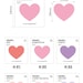 PAPERIAN Single Plan Marker HEART Note Sticky Note Small Sticky Note ...